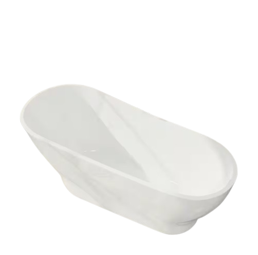 59 in. Acrylic Classic Design Slipper Freestanding Bathtub with uCPC C – Super Arbor