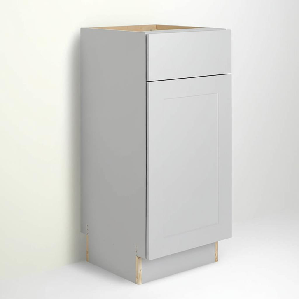 Hampton Bay Cambridge Gray Shaker Base Cabinet with Soft Close Drawer – Super Arbor