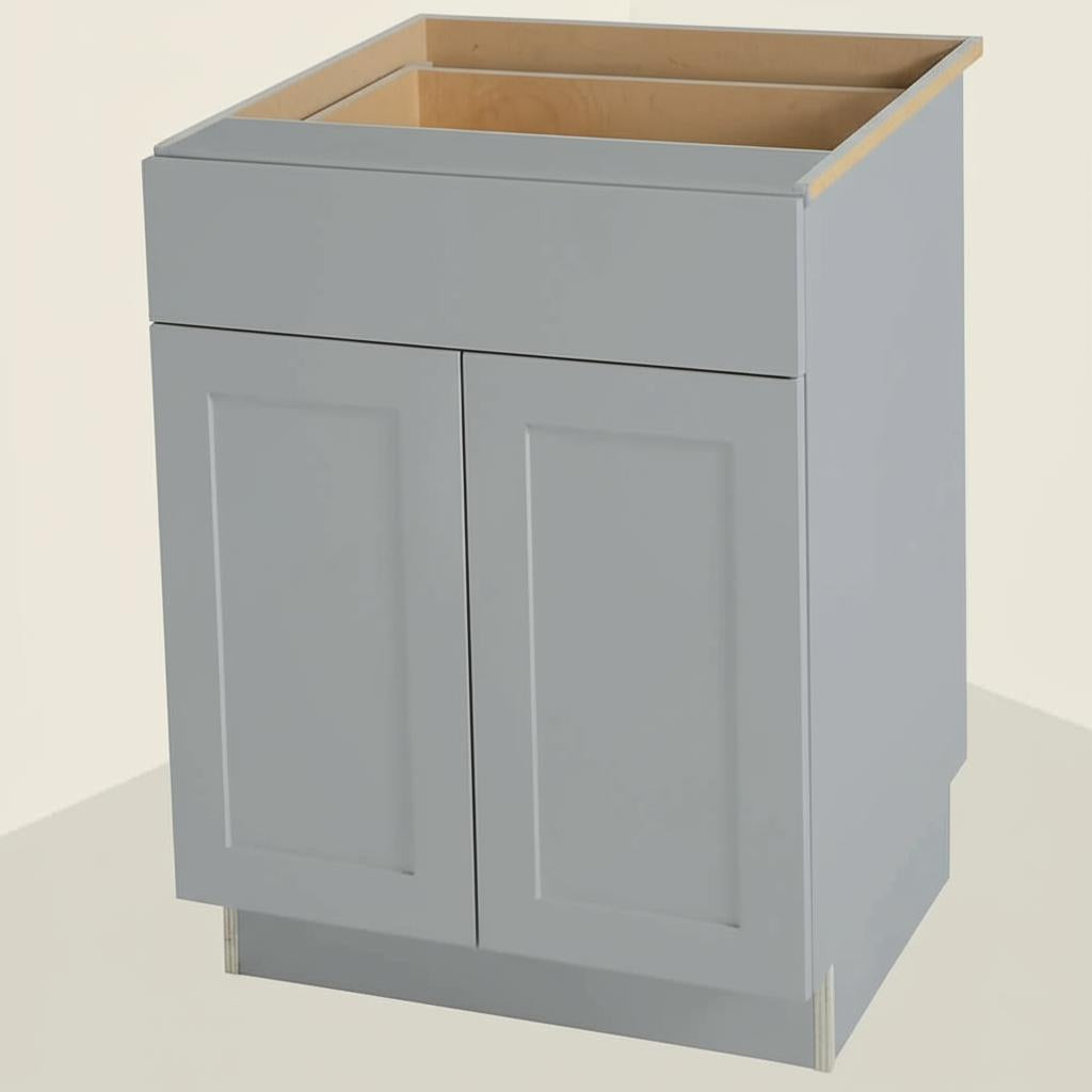 Hampton Bay Cambridge Gray Shaker Base Cabinet with Soft Close Drawer – Super Arbor