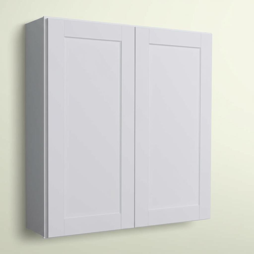 Hampton Bay Shaker Assembled Wall Kitchen Cabinet in Dove Gray – Super Arbor