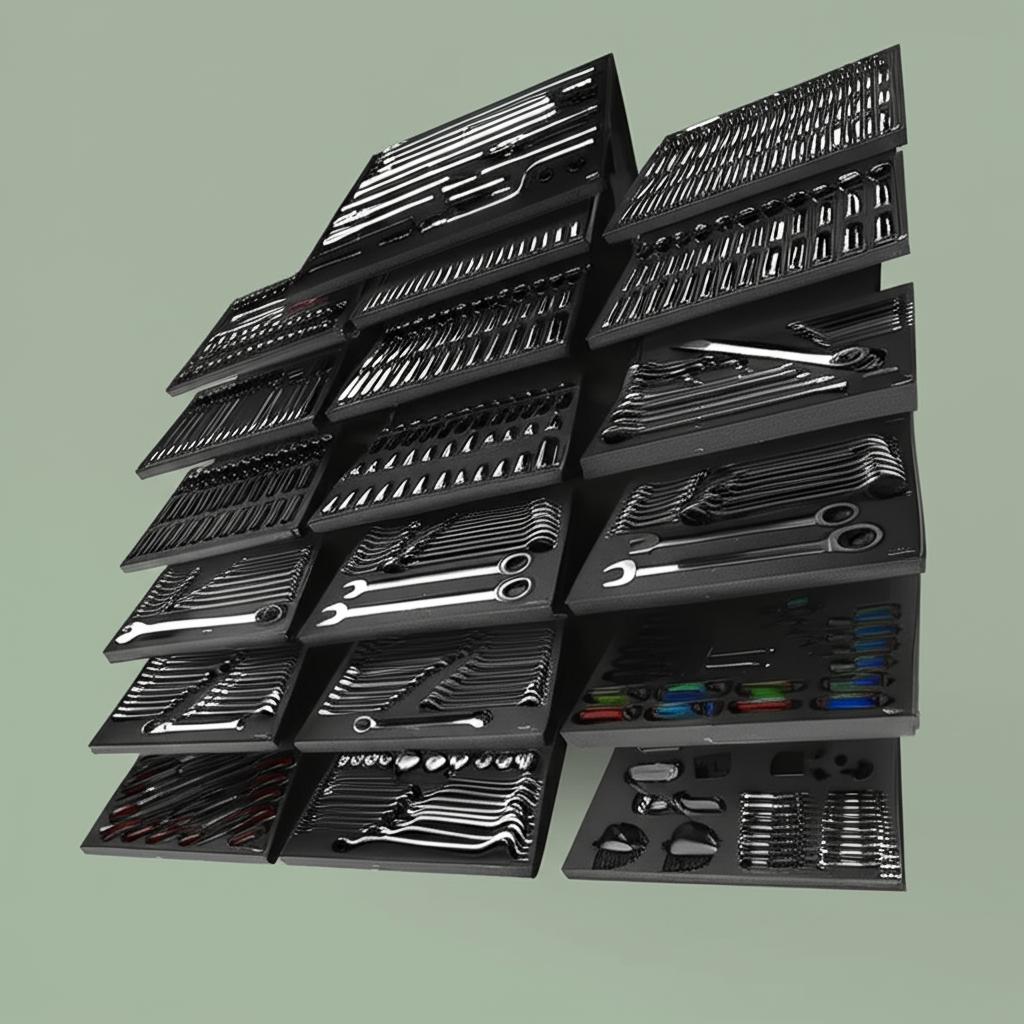 Husky 1,025-Piece Master Mechanics Tool Set with Impact Sockets, Chrom ...