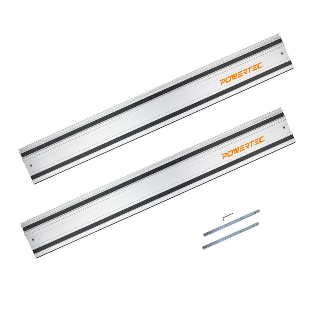 ‎POWERTEC 110 in. Aluminum Guide Rail Joining Set for Makita or Festoo – Super Arbor
