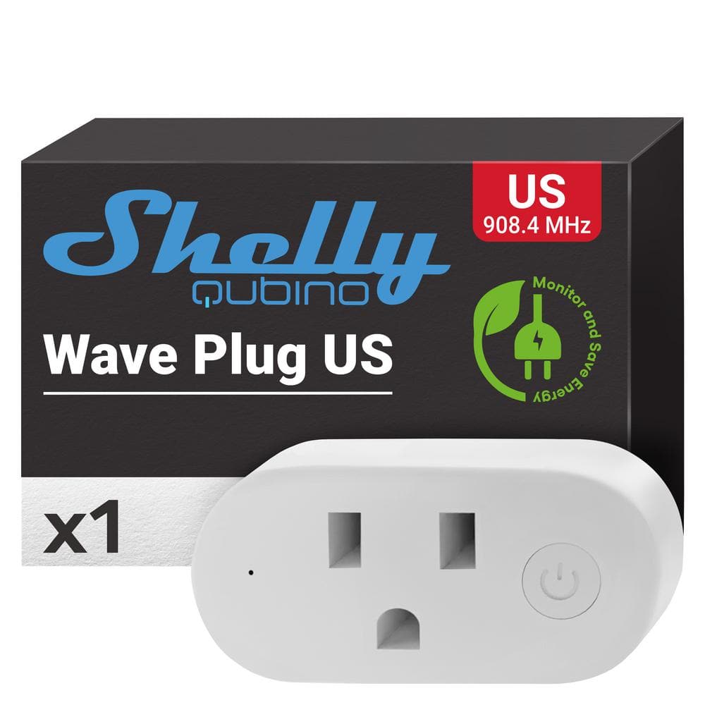Shelly Qubino Wave Plug US, Z-Wave 800 Series Smart Plug with Energy M – Super Arbor