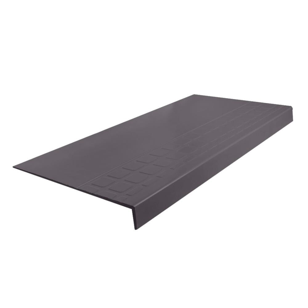 Flexco #800 Series 12.25-in x 60-in Charcoal Stair Tread – Super Arbor