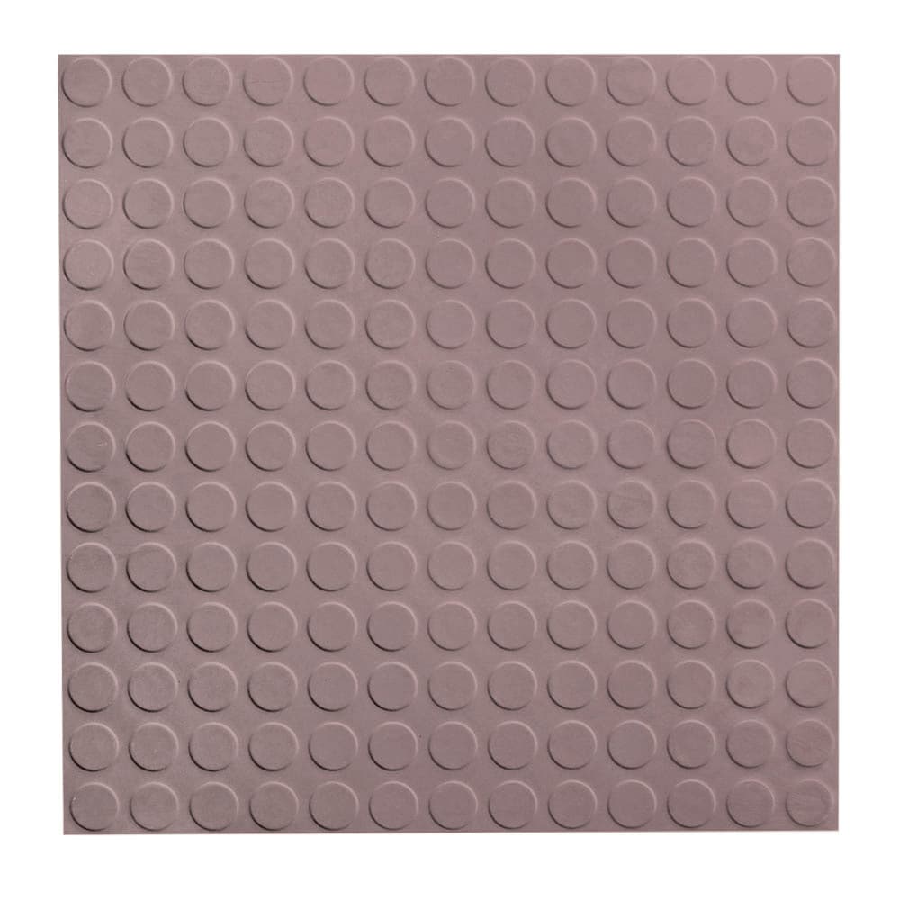 FLEXCO RGT Rubber Floor Tile, 18 in x 18 in, Taupe – Multipurpose Rubb ...