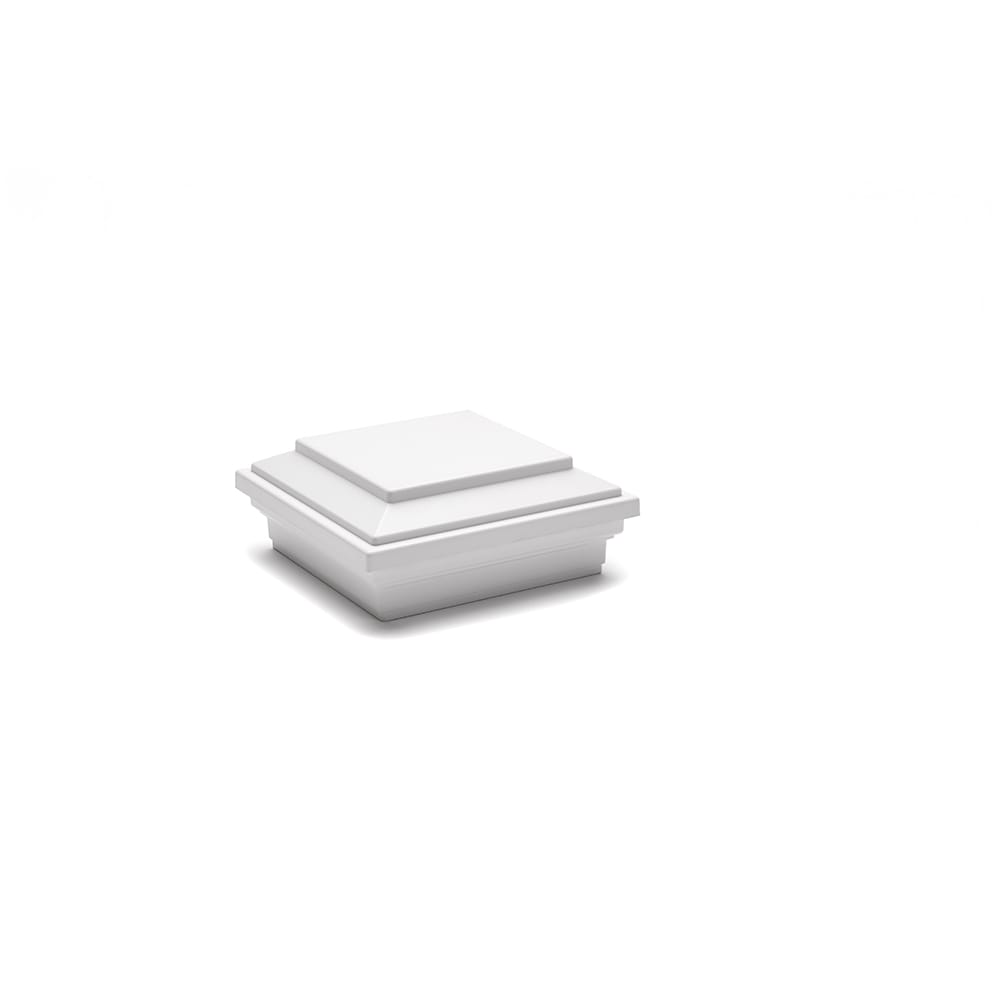 Trex 4-in x 4-in Enhance Classic White Composite Deck Post Cap – Super ...