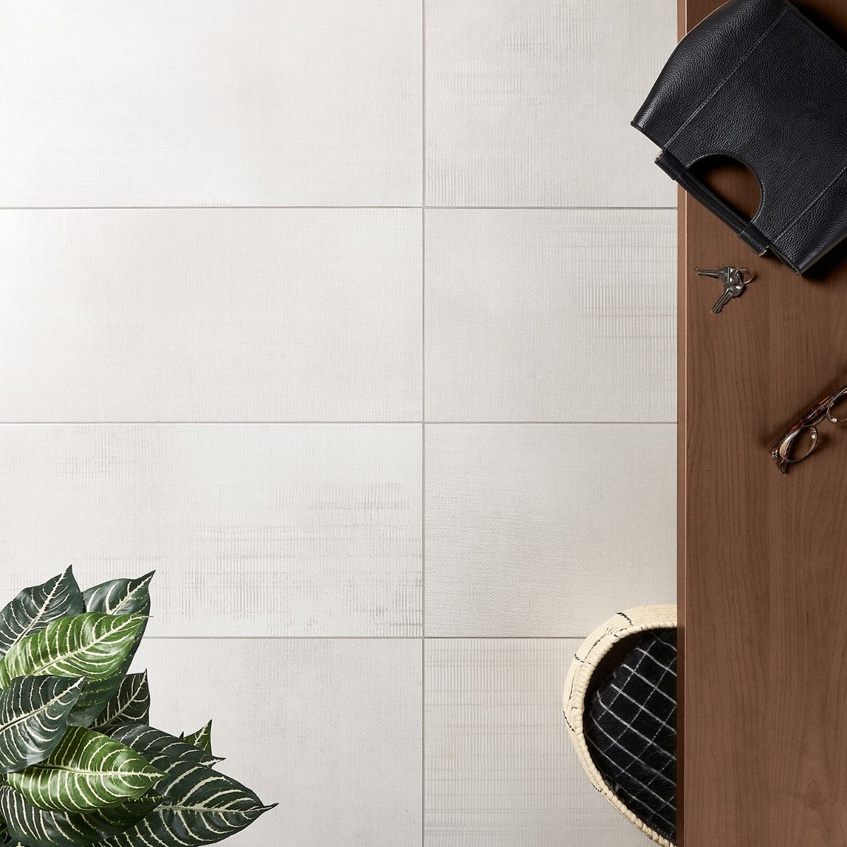 Ristretto Ice White 12x24 Matte Porcelain Tile - Lux Tile – Super Arbor