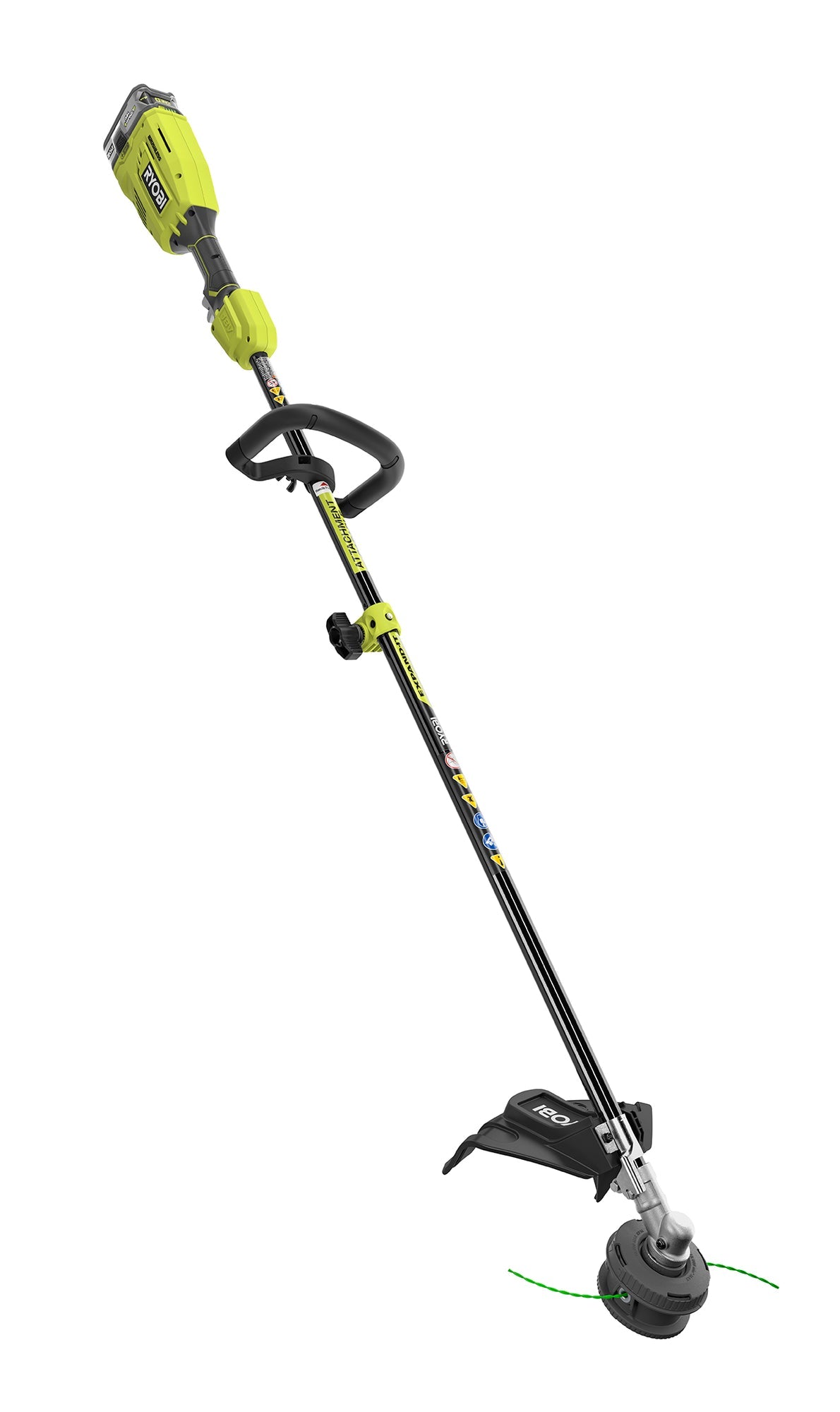 RYOBI ONE+ 18V Brushless Attachment-Capable Cordless String Trimmer (T ...