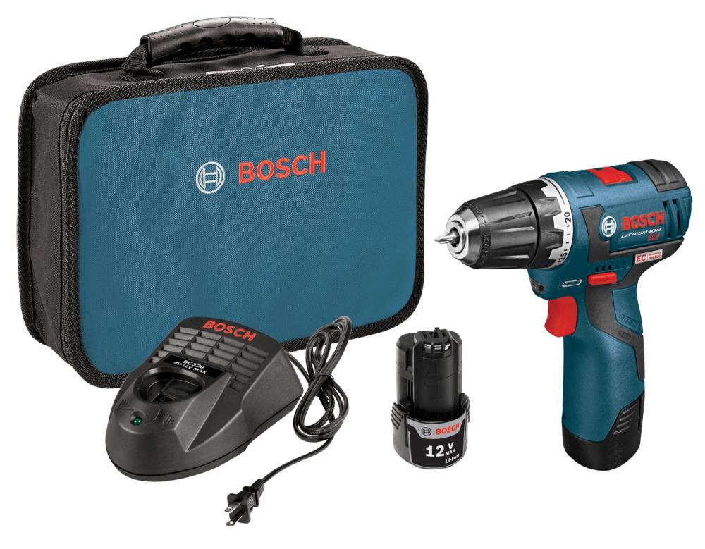Bosch EC Brushless 12-Volt Max 3/8-in Brushless Cordless Drill/Driver ...