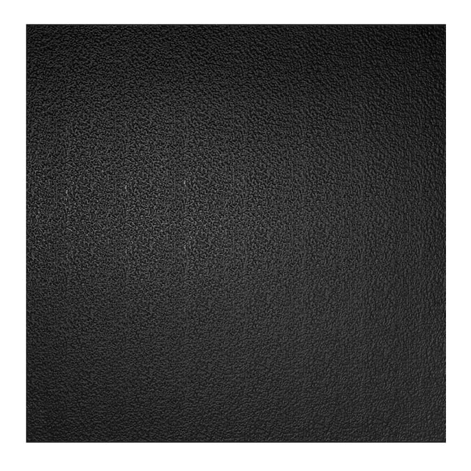 Genesis 2-ft x 2-ft Stucco Pro Black PVC Drop Ceiling Tile (1-Pack, 4 ...