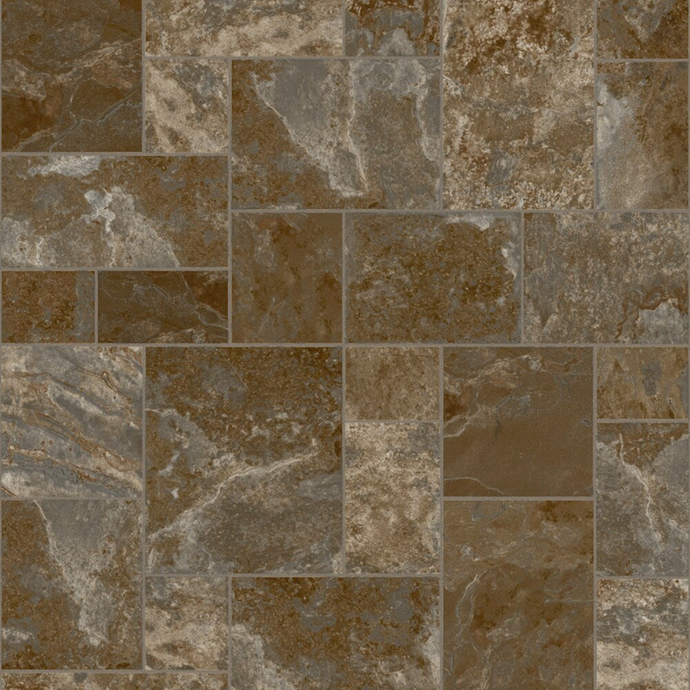 Congoleum ArmorCore Pro Terrace Paver Fresh Brew Stone-Look 12-ft W Cu ...