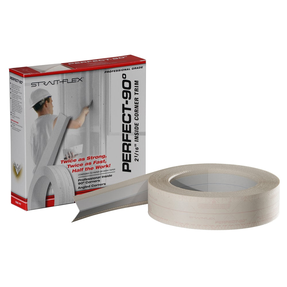 Strait-Flex 2.0625-in x 100-ft Solid Drywall Joint Tape – Super Arbor
