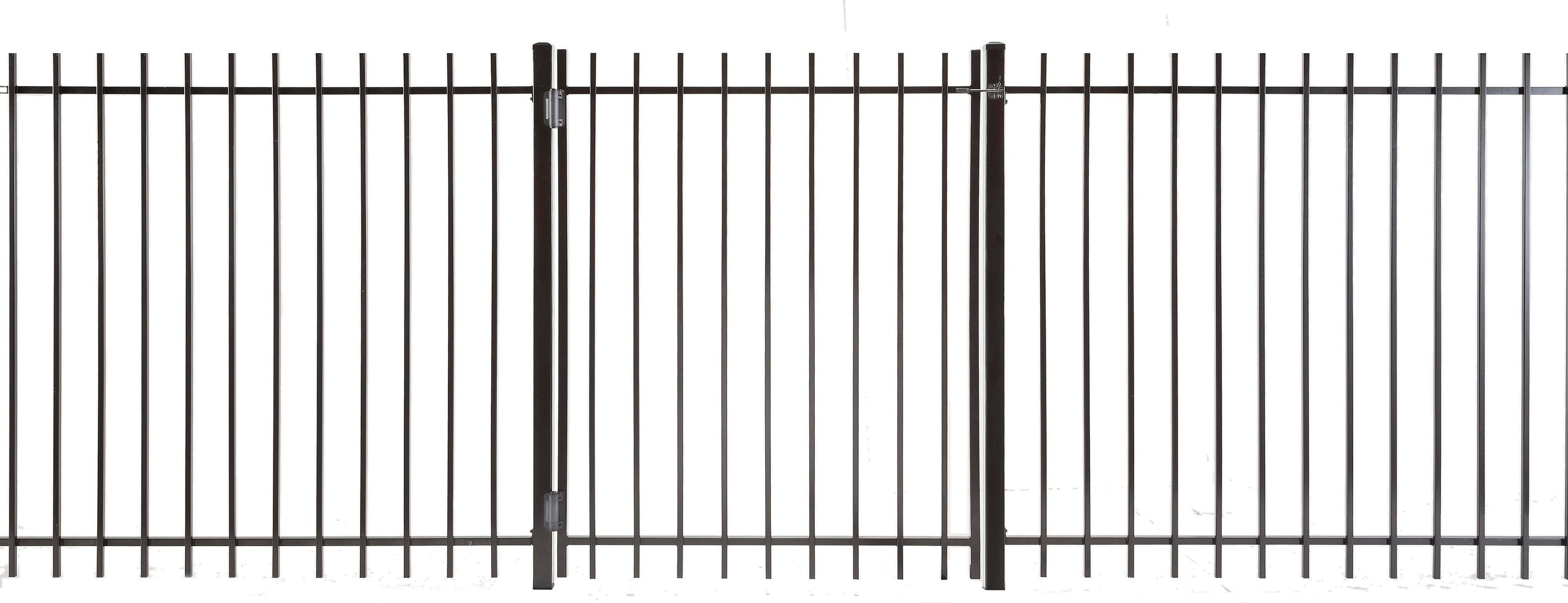 Kent 4-ft H x 3-ft W Powder Coated Vinyl-coated Steel Square-top Decor ...