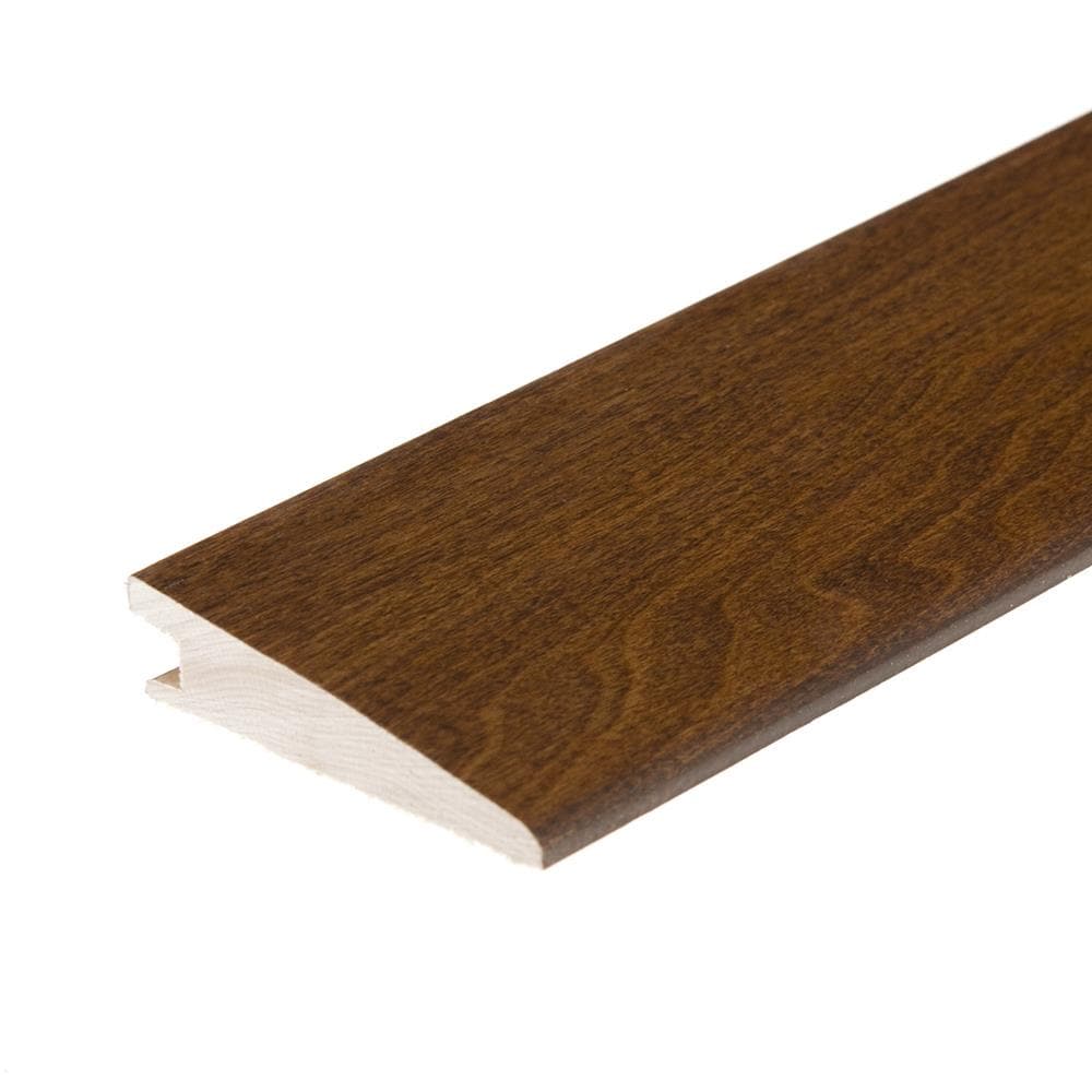 Flexco Dark Cherry 0.5-in T x 2-in W x 78-in L Solid Wood Reducer ...
