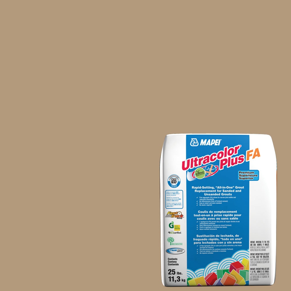 MAPEI Ultracolor Plus FA Grout, Bamboo #5108 – 25 lbs – Super Arbor