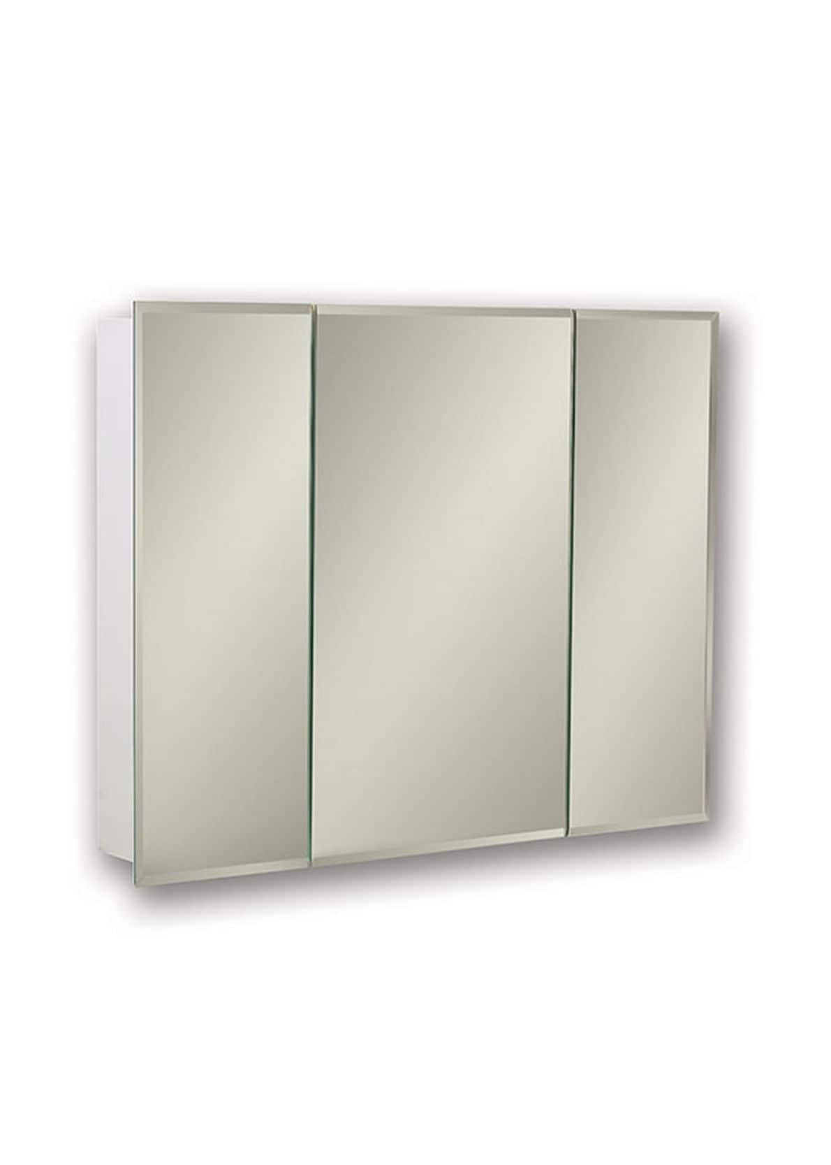 Jensen Horizon 24-in x 24-in Surface Mount Frameless Mirrored Medicine ...