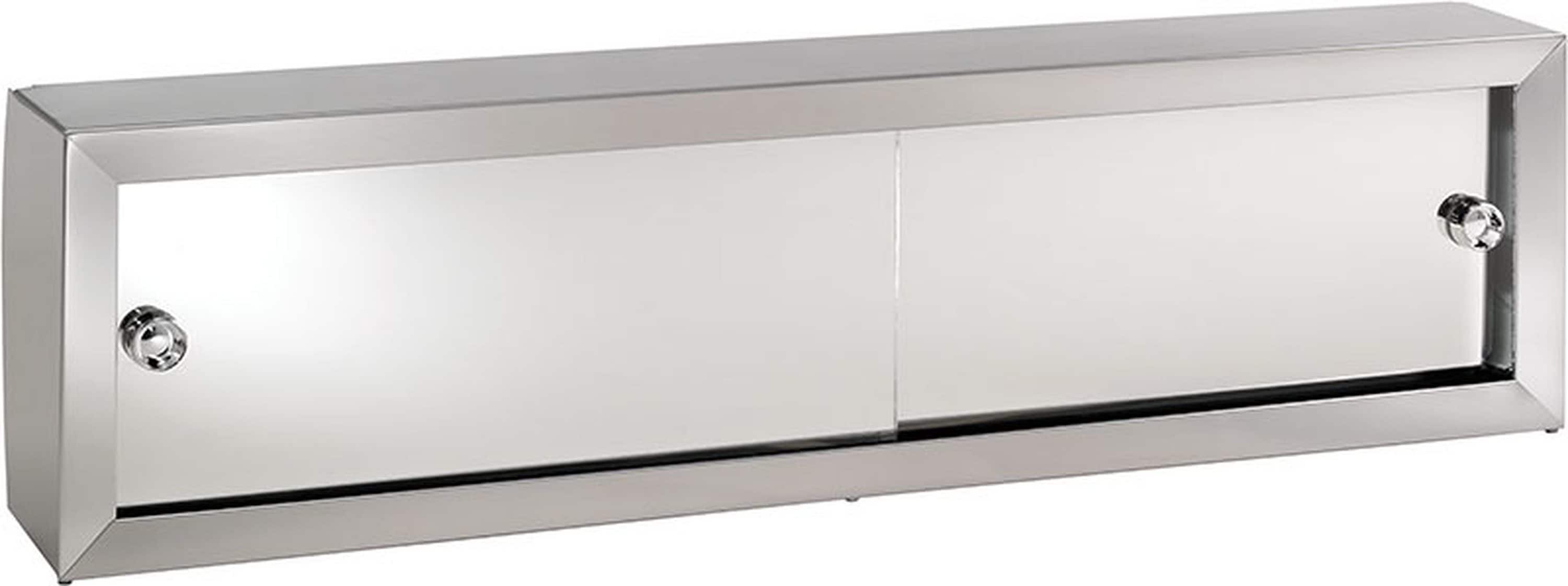 Jensen Cosmetic Boxes 48.25-in x 8.75-in Surface Mount Stainless Steel ...