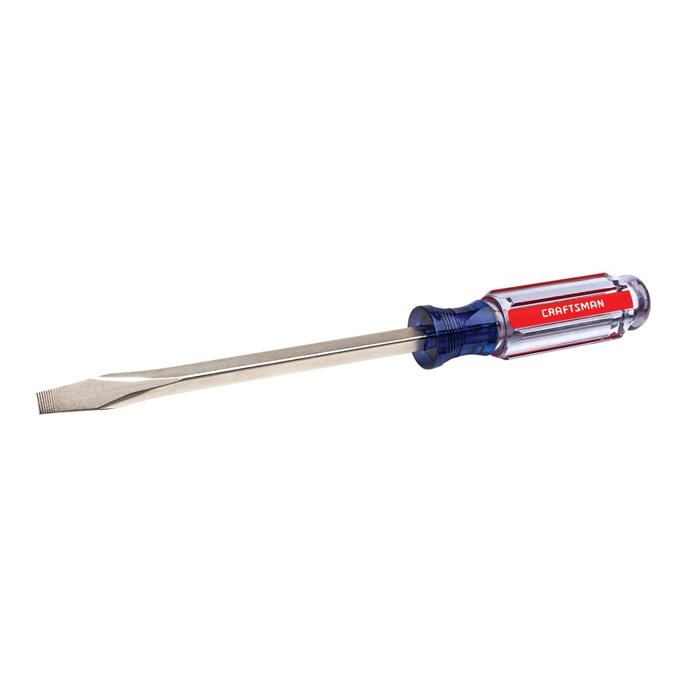 CRAFTSMAN Acetate Handle 5/16-in x 6-in Slotted Screwdriver – Super Arbor