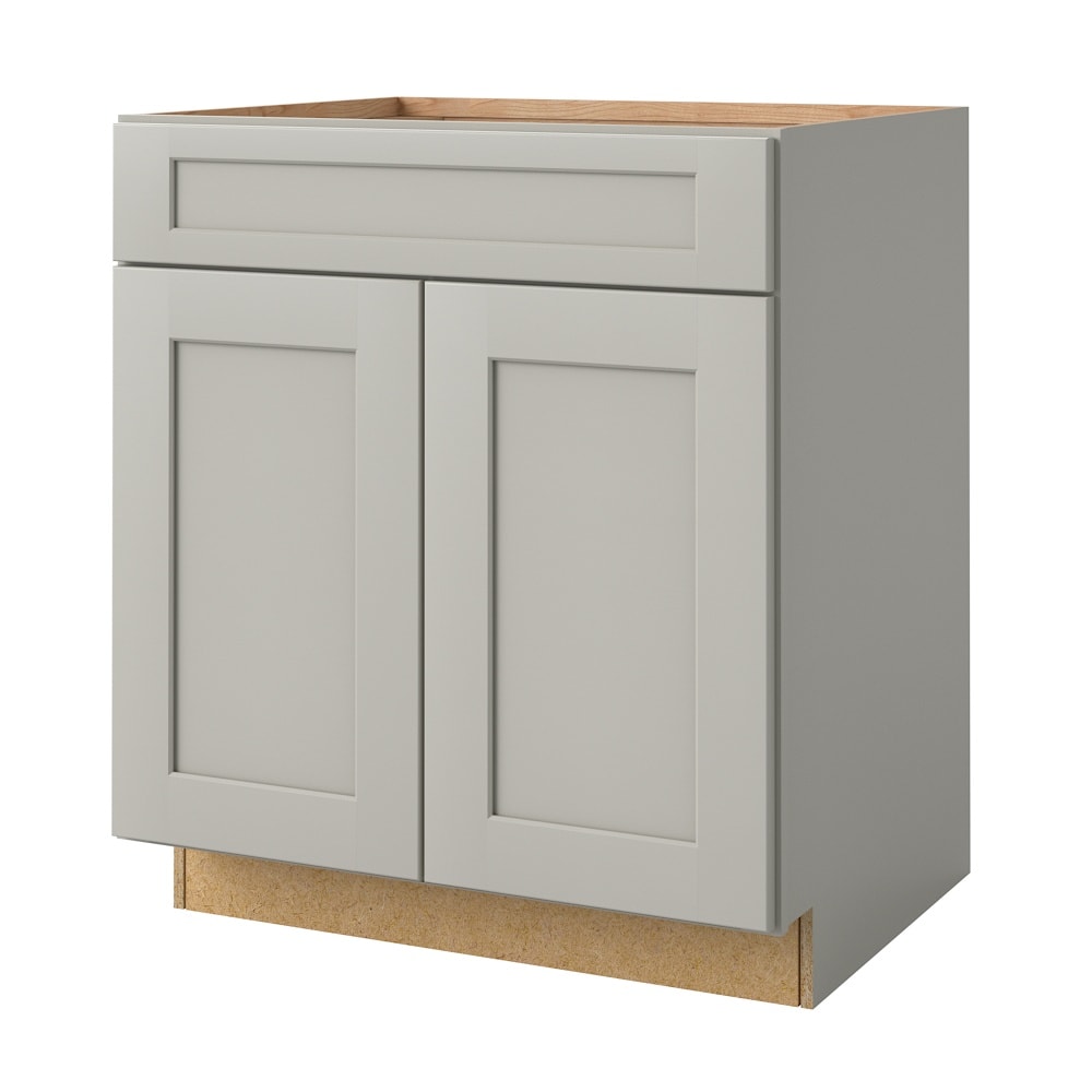 allen + roth Stonewall 30-in W x 34.5-in H x 24-in D Stone 1-Drawer Ba ...
