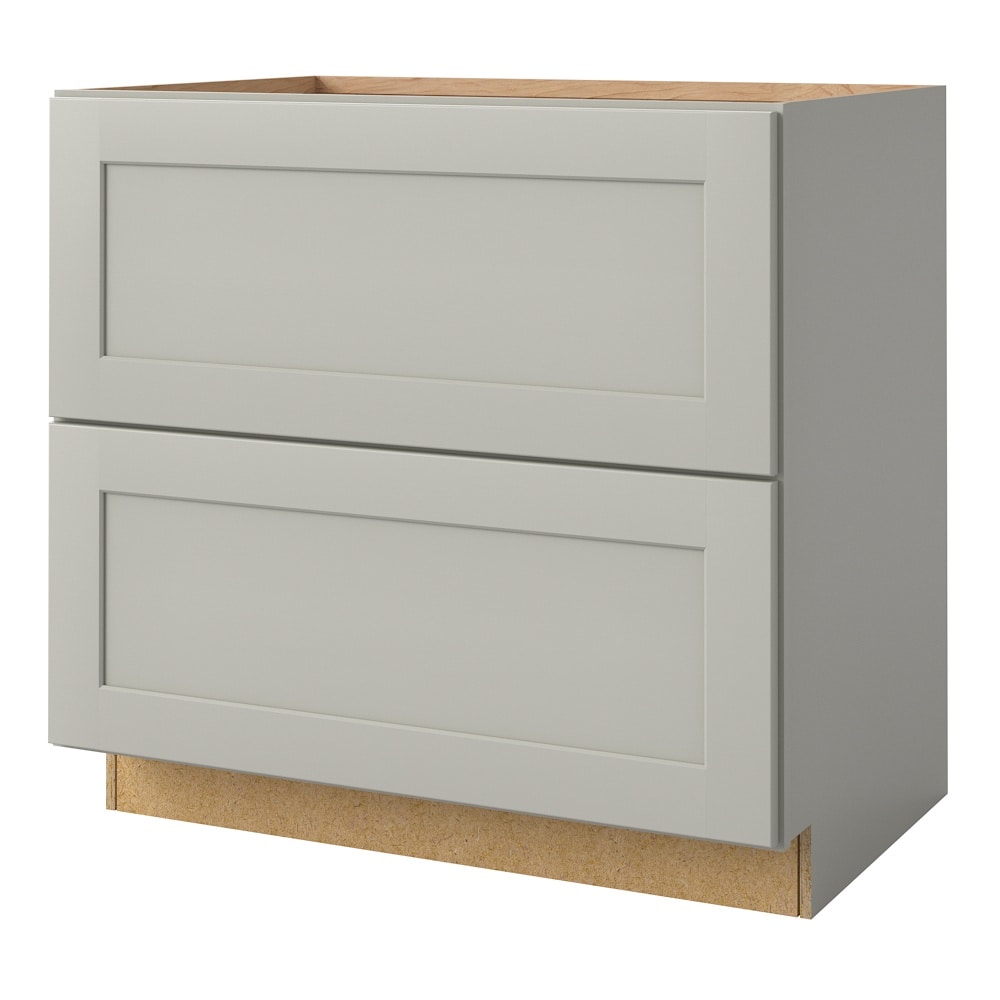 allen + roth Stonewall 36-in W x 34.5-in H x 24-in D Stone 2-Drawer Ba ...