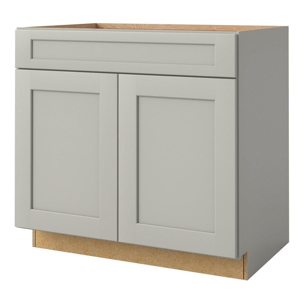 allen + roth Stonewall 36-in W x 34.5-in H x 24-in D Stone Sink Base F ...