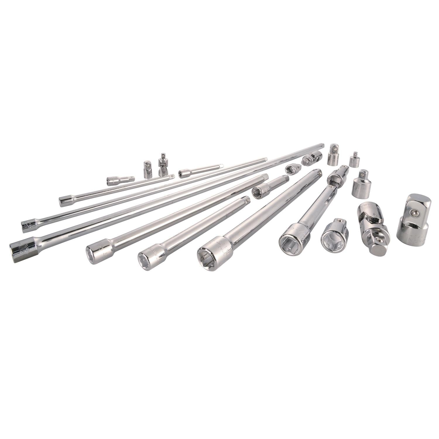 Craftsman Socket Accessory Set, 21 pc - 1/4, 3/8, 1/2 in. Drive – Super ...