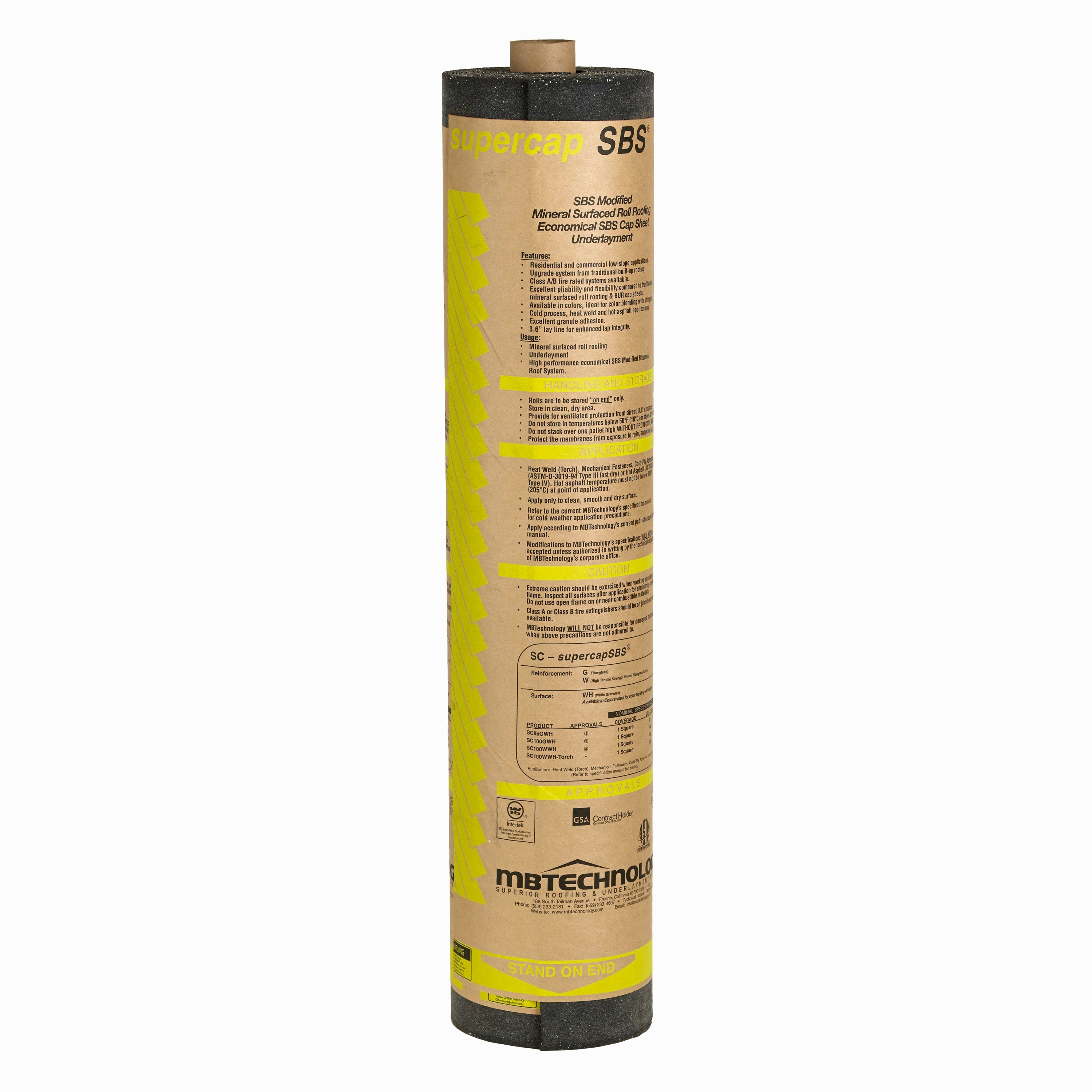 supercap SBS 3.3-ft W x 33.3-ft L Buff Roll Roofing, 100-sq ft Coverag ...