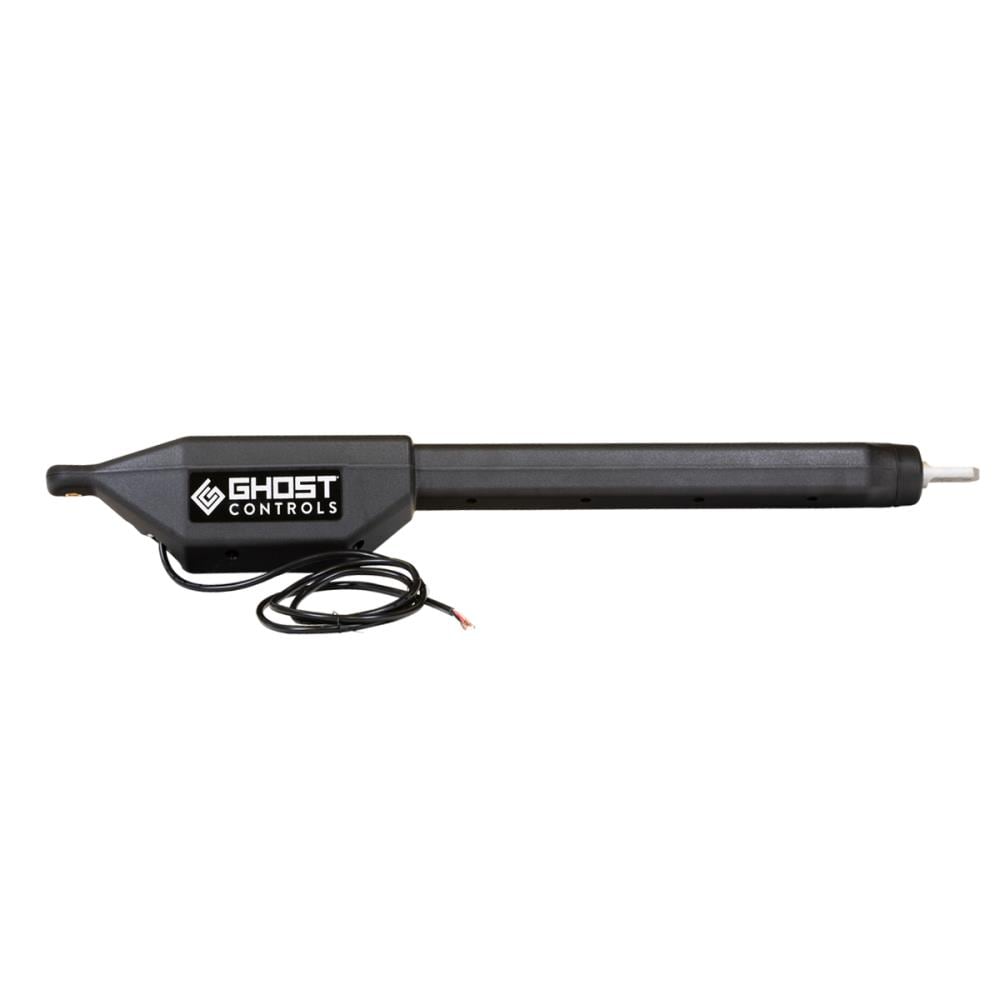 Ghost Controls 20-ft Dual Swing Decorative Steel Battery Driveway Gate ...