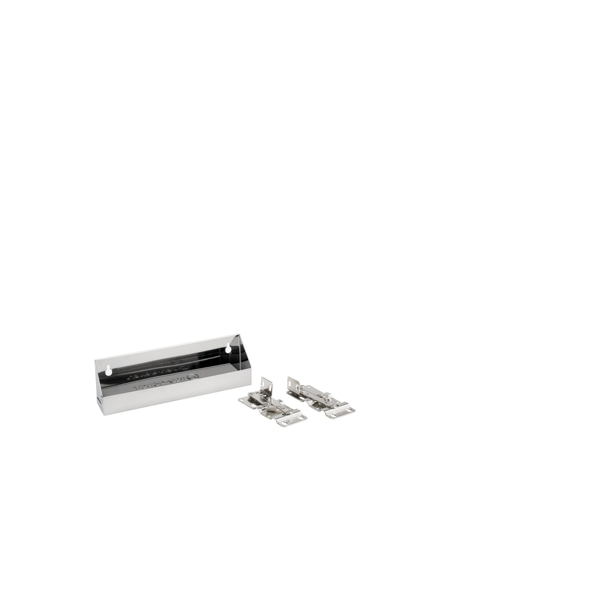 Rev-A-Shelf 10-in W x 3-in H 1-Tier Pull-Out Stainless Steel Tip-Out T ...