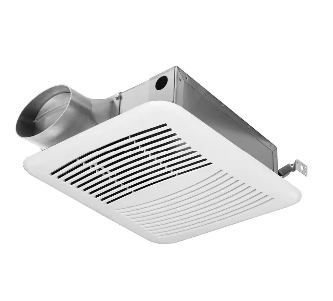 Slim Line Series 50/80/100 CFM Ceiling/Wall Bathroom Exhaust Fan with ...