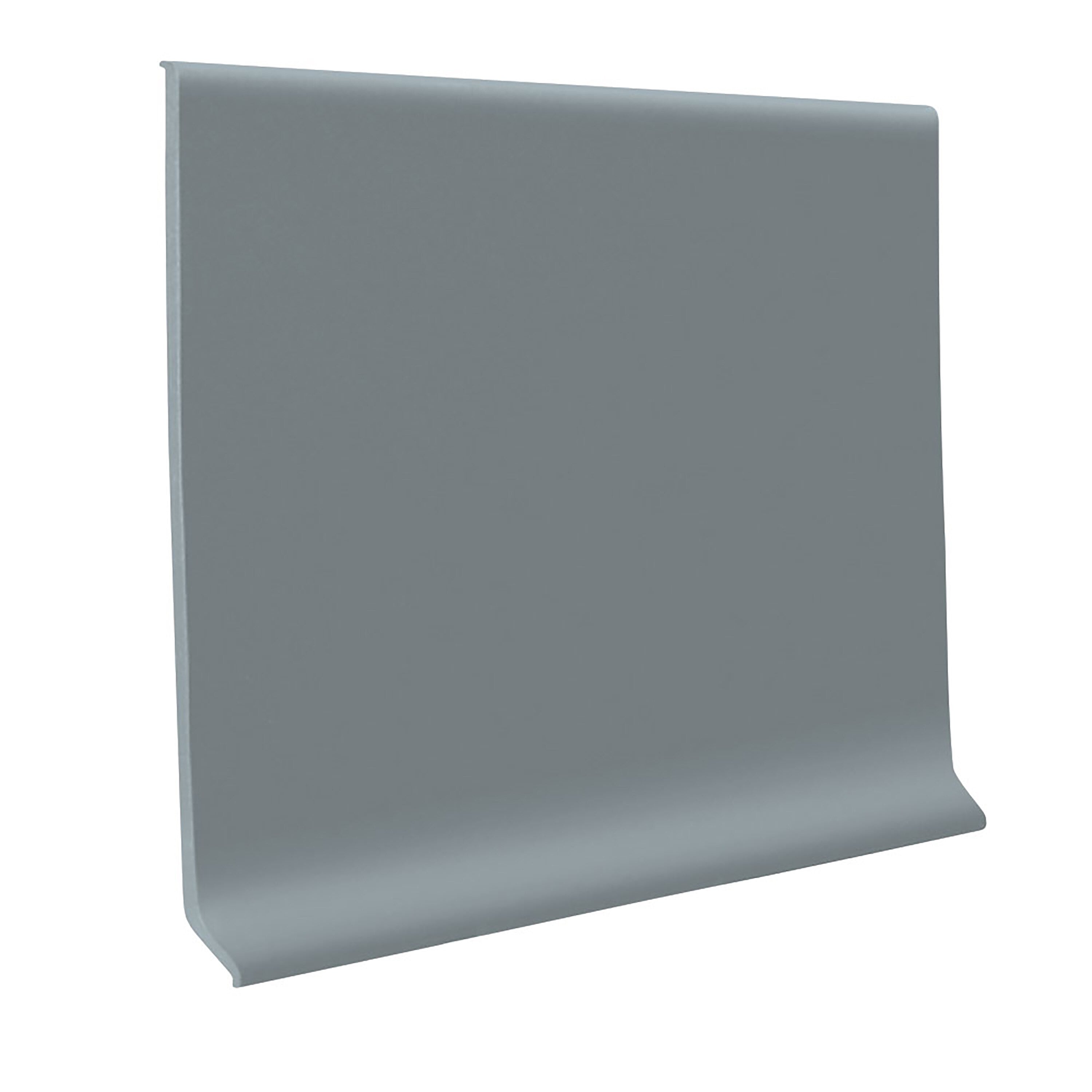Flexco Medium Gray 0.125-in T x 6-in W x 48-in L Vinyl Wall Base ...