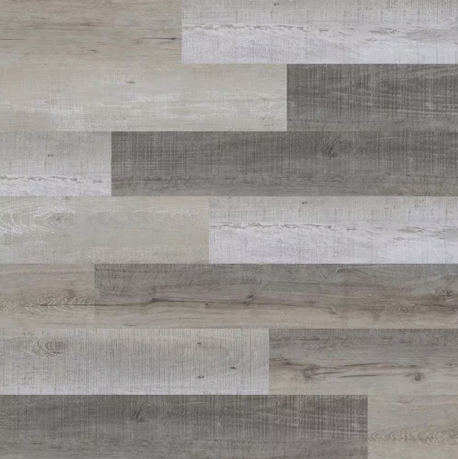 Alpine Backwoods Oak 22 MIL x 7.1 in. W x 48 in. L Waterproof Click Lo ...