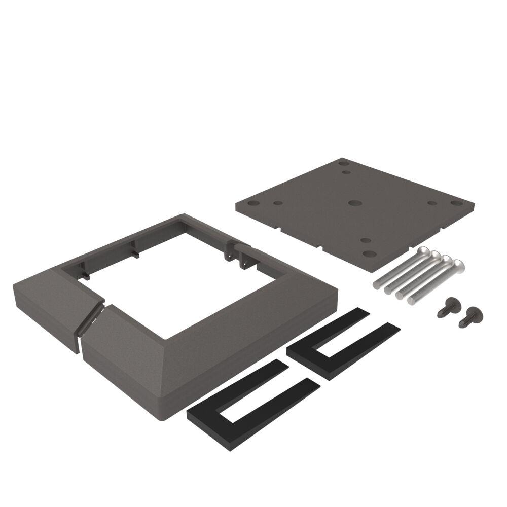 Freedom Matte Bronze Aluminum Deck Post Base Trim – Super Arbor