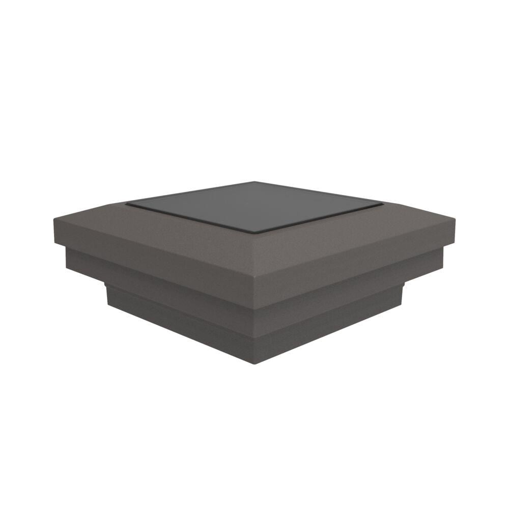 Freedom 3-in x 3-in Matte Bronze Aluminum Deck Post Cap – Super Arbor