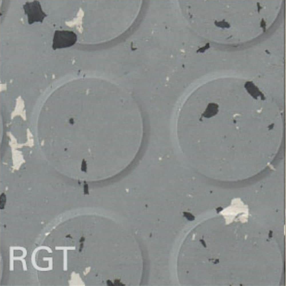 Flexco Nickel Gray Solid 18-in W x 18-in L Glue Down Vinyl Tile Floori ...