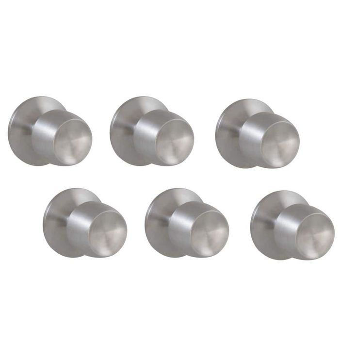 Defiant Brandywine Stainless Steel Passage Hall and Closet Door Knob C ...