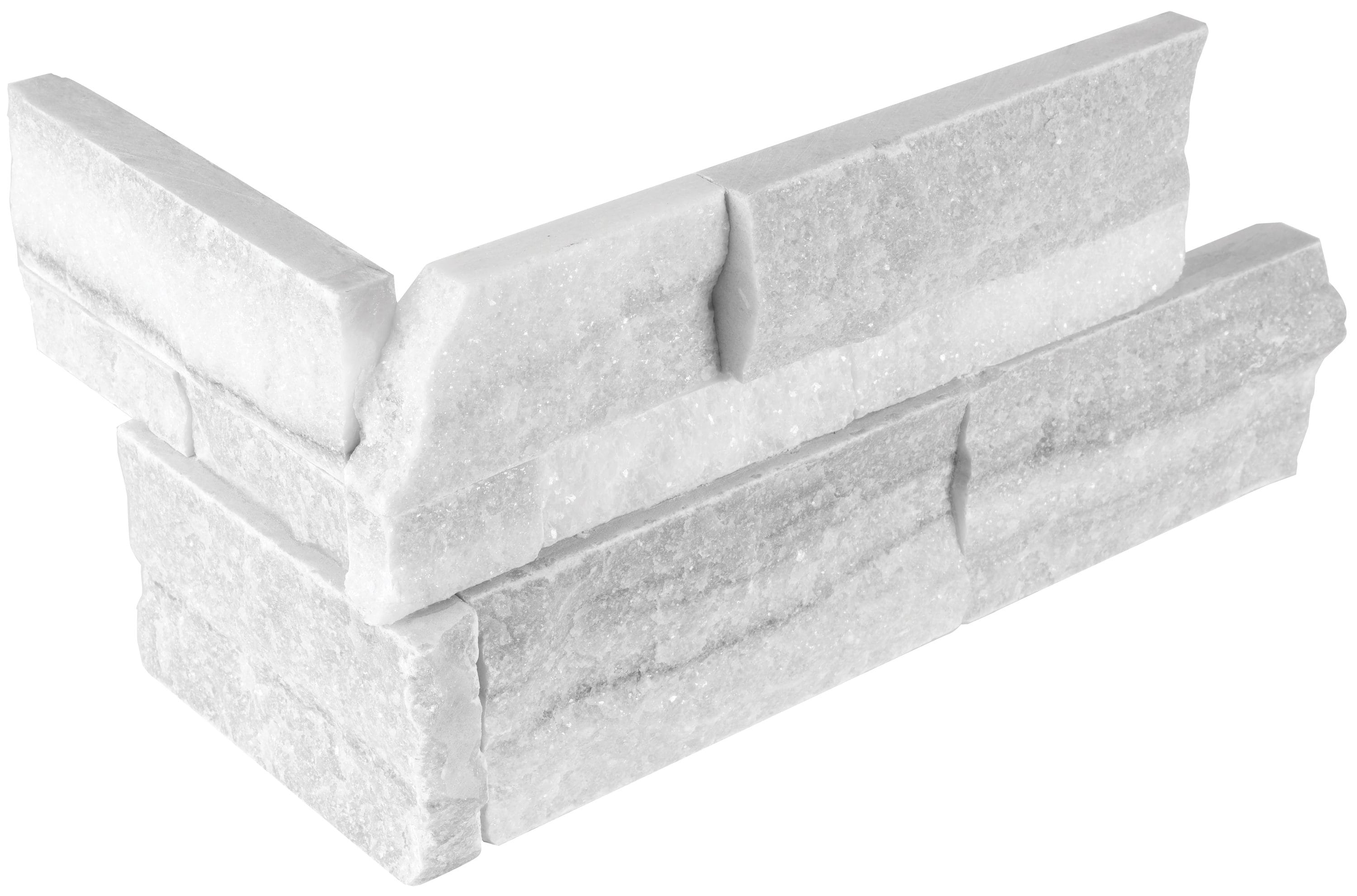 Satori Summit Ice Ledgestone 6-in x 18-in Natural Stone Look Wall Tile ...