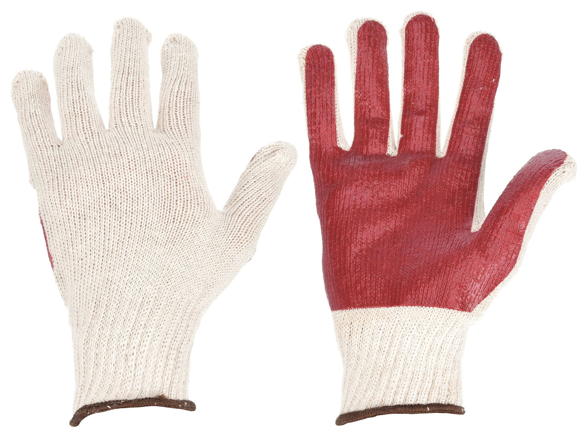 CONDOR Full Finger PVC Coated Safety Gloves - Small, ANSI Abrasion Lev ...