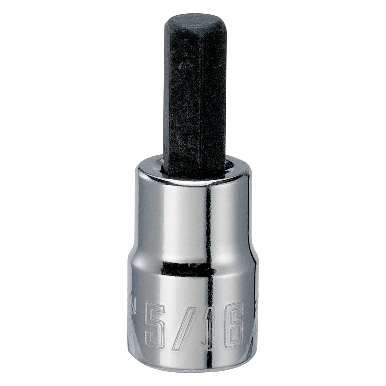 Craftsman SAE 6 Point Hex Bit Socket, 5/16 in. x 3/8 in. Drive – Super ...