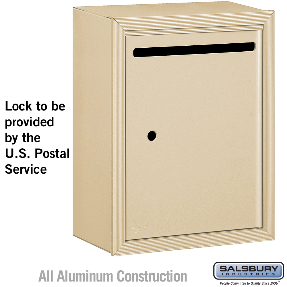 Surface Mounted Sandstone Letter Box with USPS Access – Super Arbor