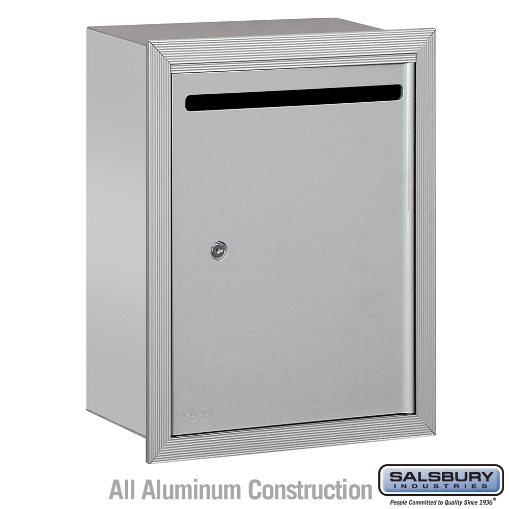 Recessed Mounted Aluminum Letter Box with Commercial Lock – Super Arbor