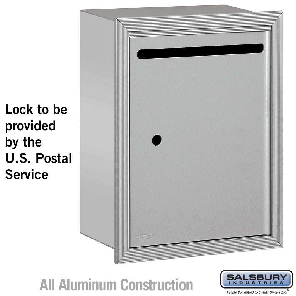Recessed Mounted Aluminum Letter Box with USPS Access – Super Arbor