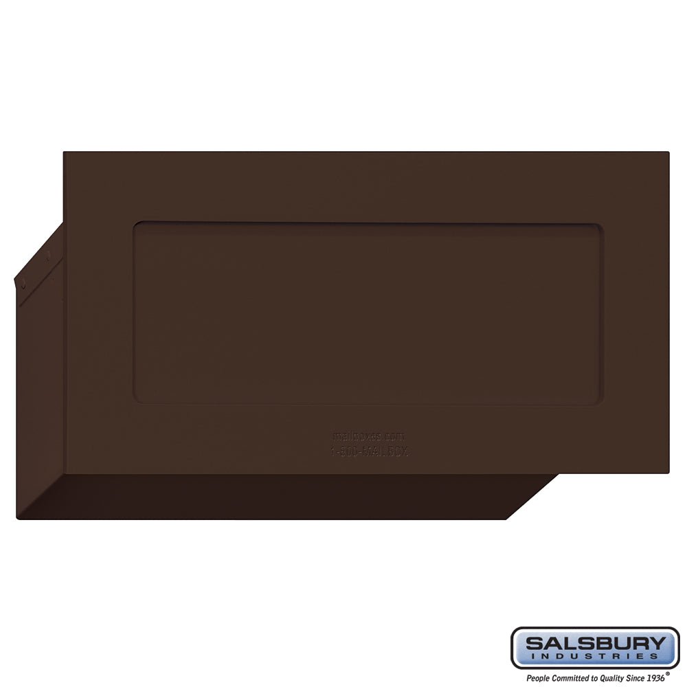 Bronze Recessed Mail Drop with Spring-Loaded Flap – Super Arbor