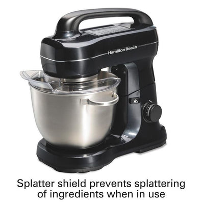 4 Qt. 7-Speed Black Stand Mixer – Super Arbor