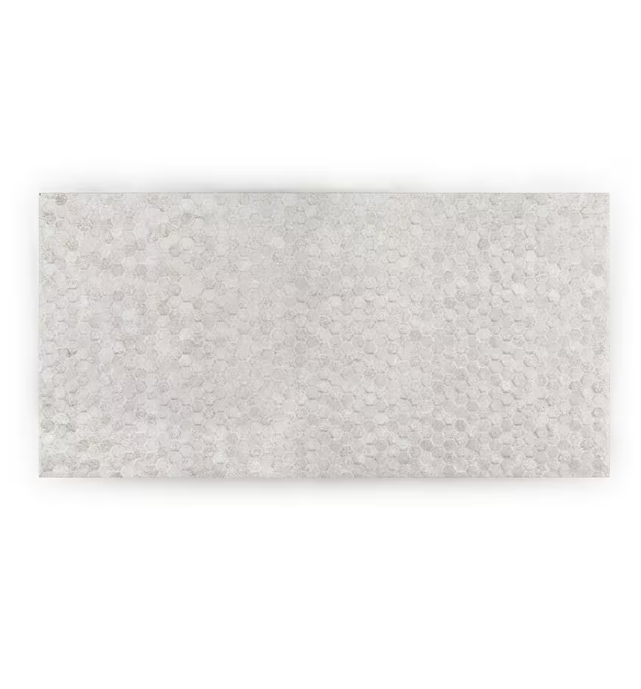 Retreat White 10 in. x 20 in. Glossy Textured Ceramic Wall Tile (10.76 ...