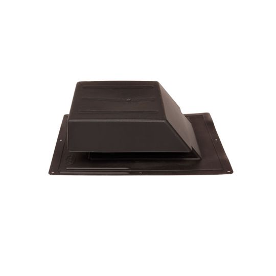 GAF MasterFlow Slant-Back Plastic IR65 Roof Louver, 65 Sq. In. NFVA, B ...