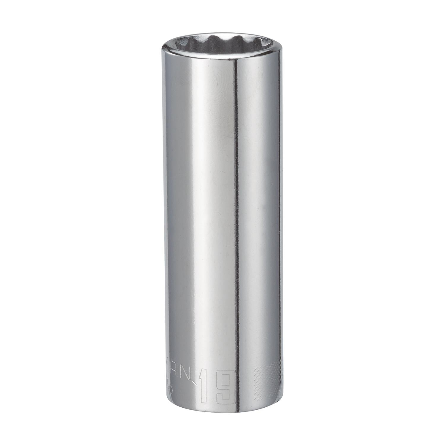 Craftsman 19 mm X 1/2 in. Drive Metric 12 Point Deep Socket – Super Arbor