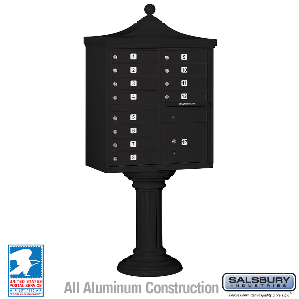 Regency Decorative Cluster Box Unit with 12 Doors and Parcel Locker in ...