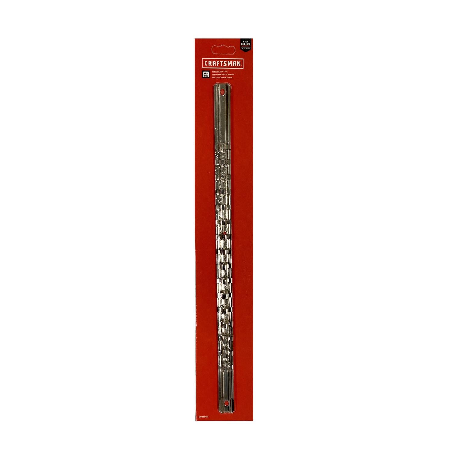 Craftsman 17-1/4 in. L X 1/4 in. Drive Socket Rail - 1 pc – Super Arbor