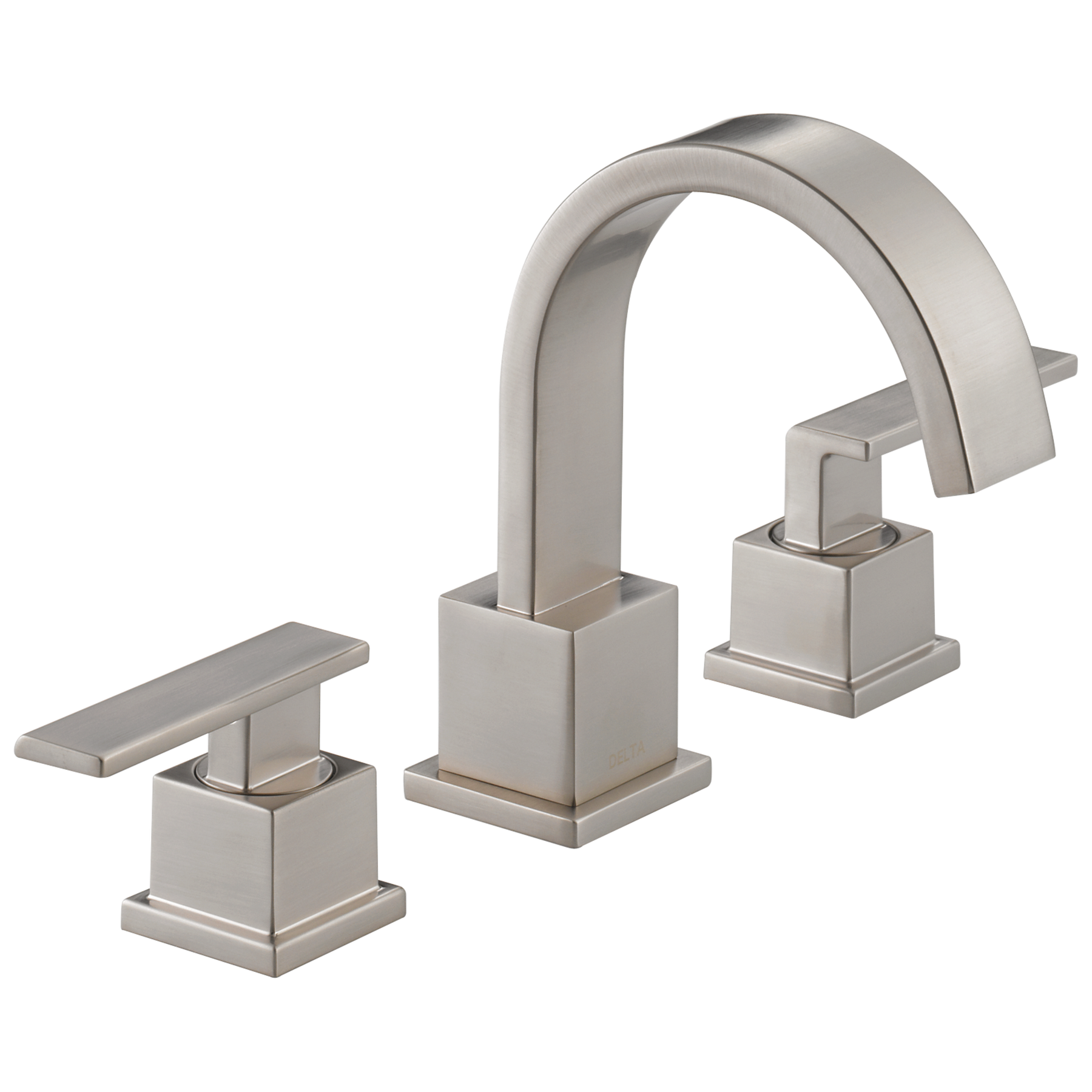 Delta Vero Stainless 2-Handle Widespread WaterSense Bathroom Sink Fauc ...